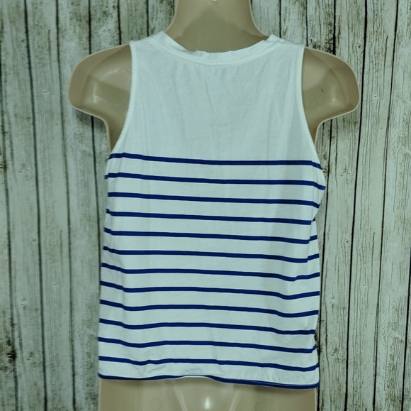Zara | Tops | Zara Cropped Striped Tie Tank M | Poshmark